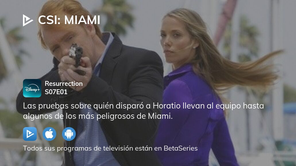 Ver CSI: Miami temporada 7 episodio 1 streaming