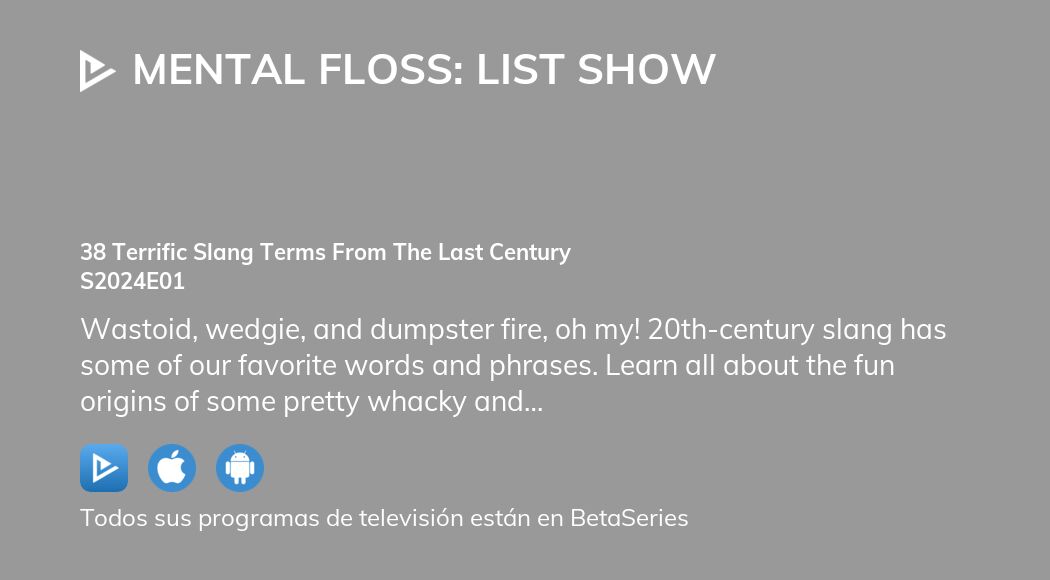 Ver Mental Floss: List Show temporada 2024 episodio 1 streaming