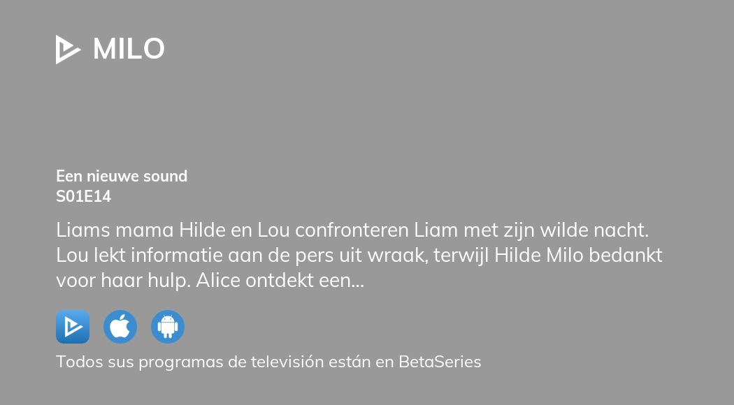 Ver Milo temporada 1 episodio 14 streaming