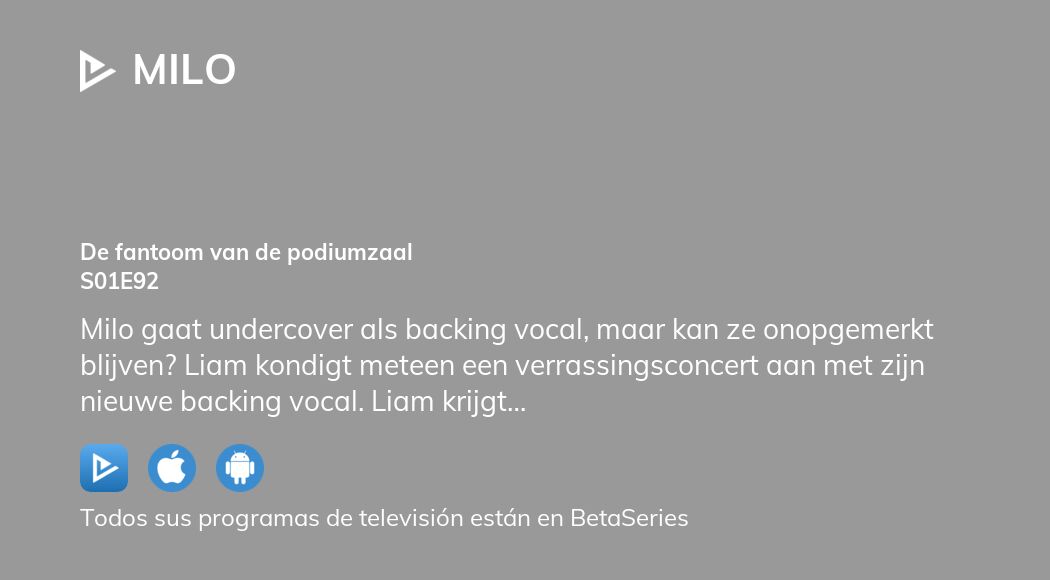 Ver Milo temporada 1 episodio 92 streaming