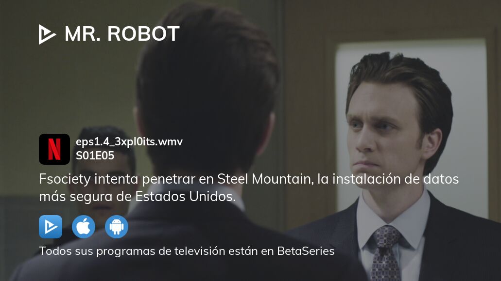 Ver Mr. Robot temporada 1 episodio 5 streaming