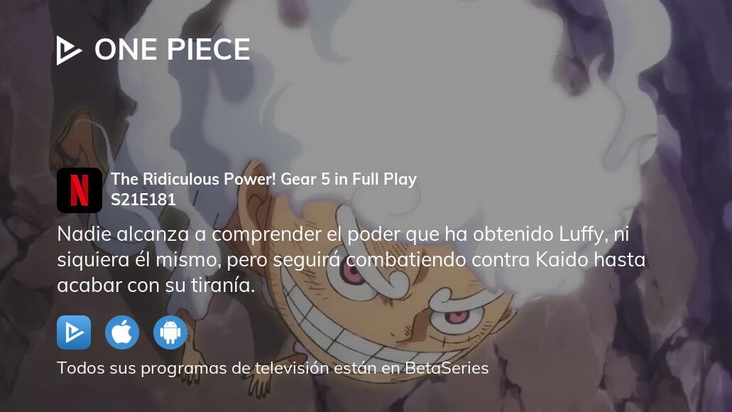 Ver One Piece temporada 21 episodio 181 streaming