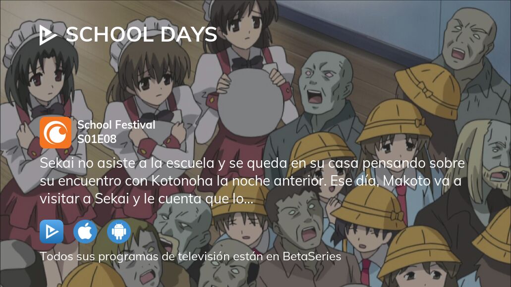 Ver School Days temporada 1 episodio 8 streaming