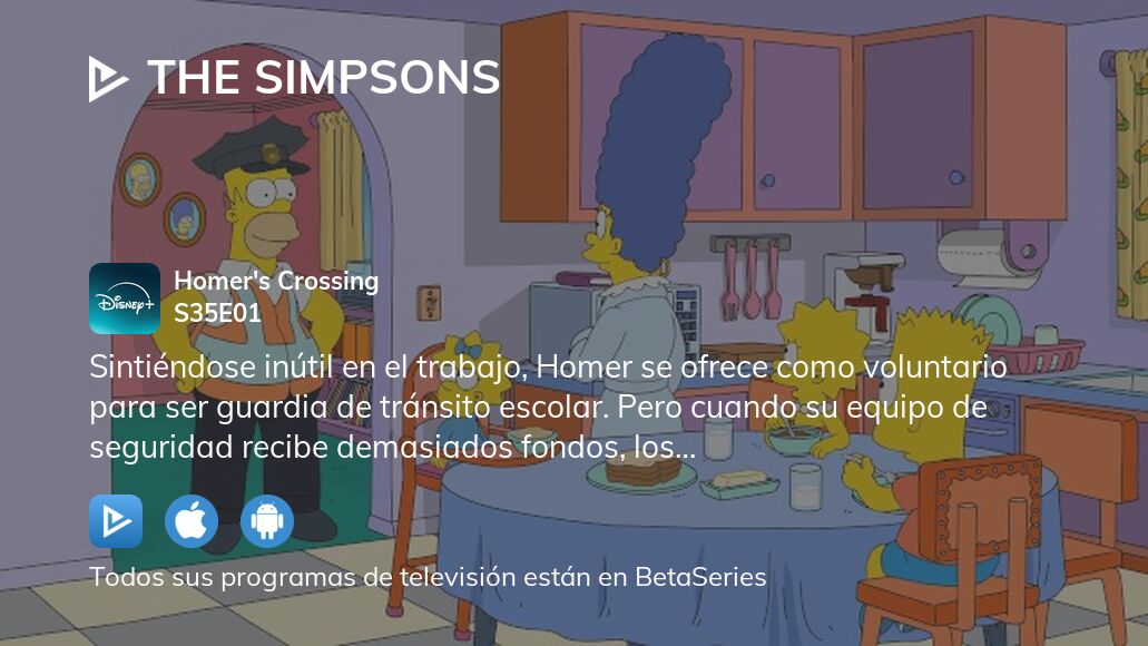 Ver The Simpsons temporada 35 episodio 1 streaming