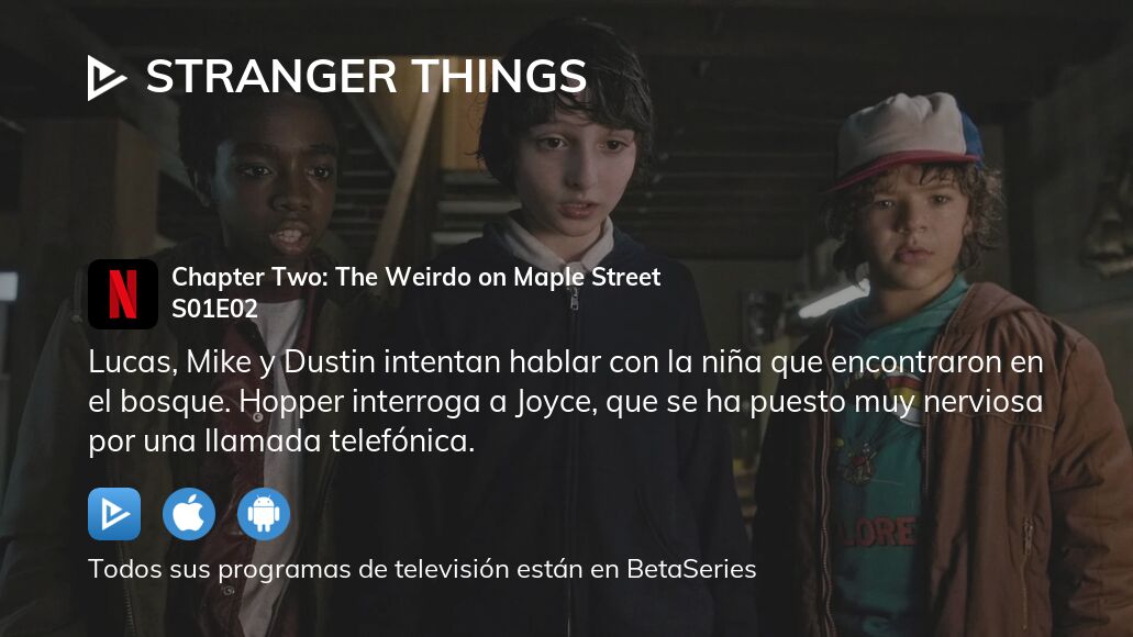 Ver Stranger Things temporada 1 episodio 2 streaming