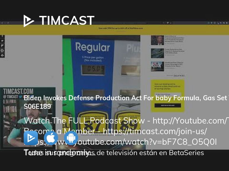 Ver Timcast temporada 6 episodio 189 streaming