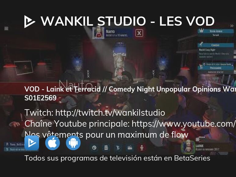 Ver Wankil Studio - Les VOD temporada 1 episodio 2569 streaming