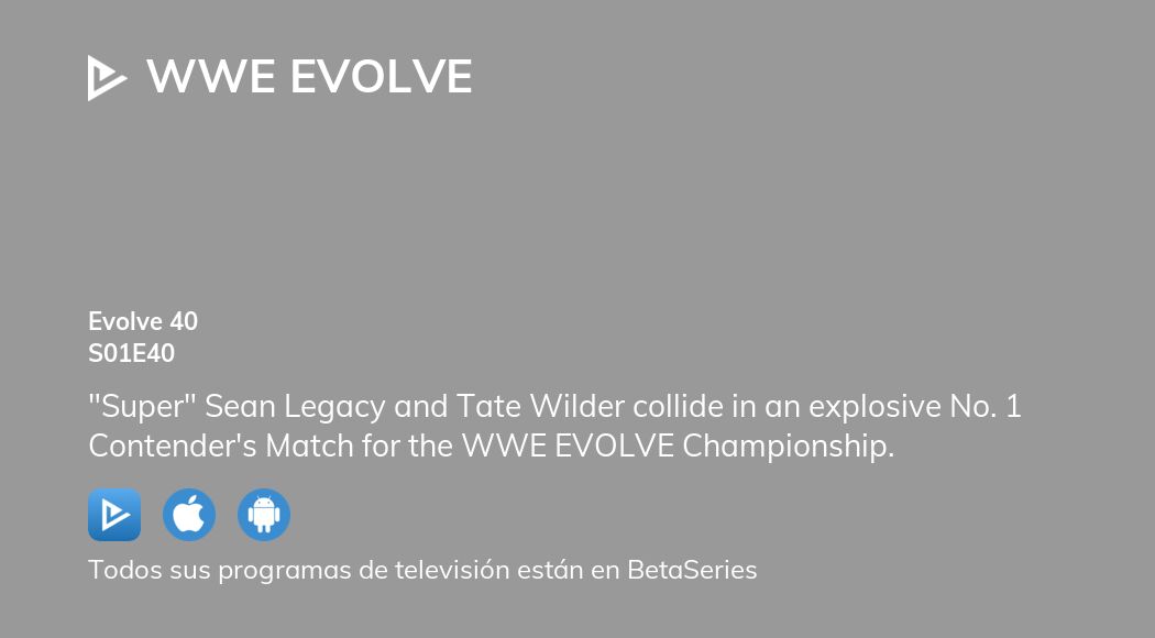 Ver WWE Evolve temporada 1 episodio 40 streaming