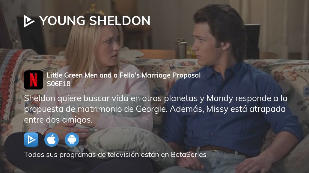 Ver Young Sheldon temporada 6 episodio 18 streaming