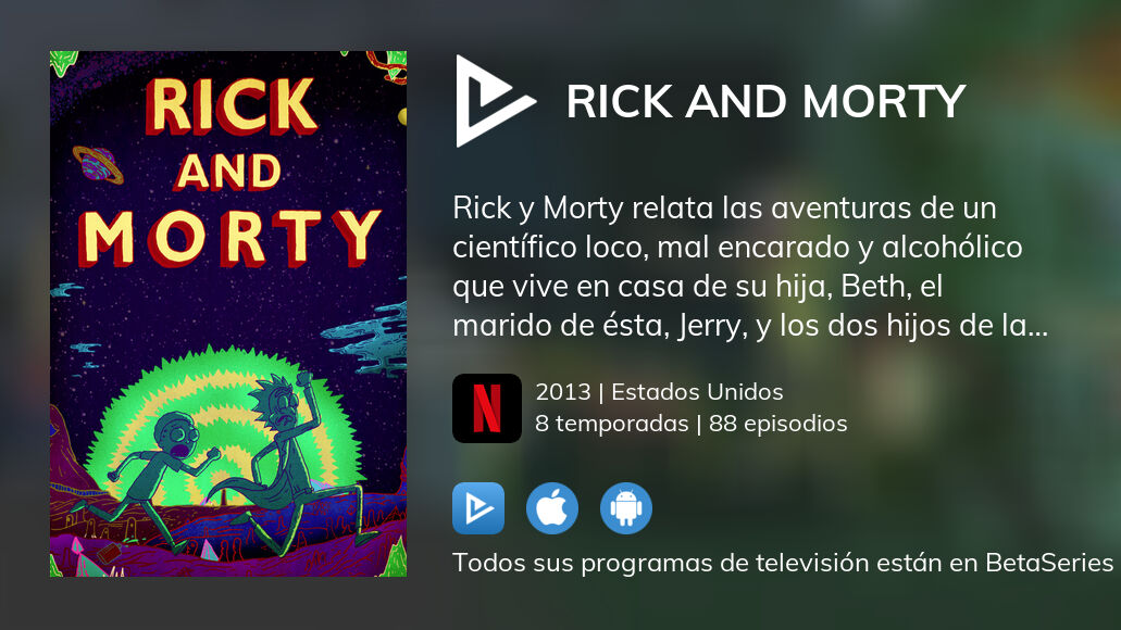 Ver los episodios de Rick y Morty en streaming VOSE, VE, VO ...