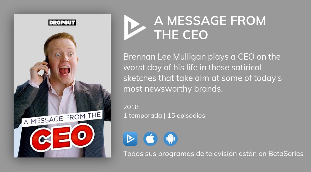 Ver A Message From the CEO en streaming