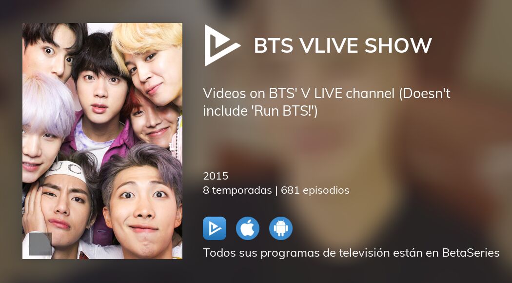 Ver BTS vLive show en streaming
