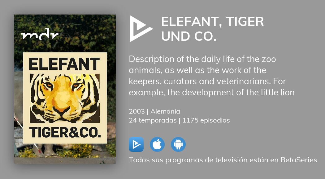 Ver Elefant, Tiger und Co. en streaming