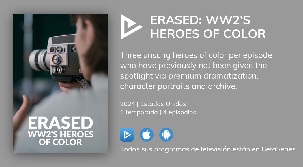 Ver Erased: WW2's Heroes of Color en streaming