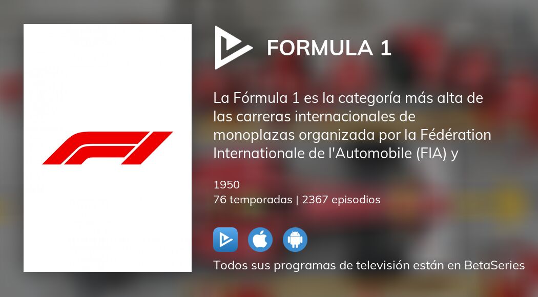 Ver Formula 1 en streaming
