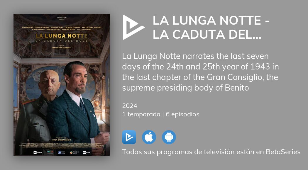 Ver La lunga notte - La caduta del Duce en streaming