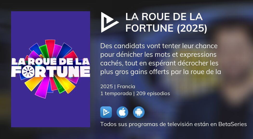 Ver La roue de la fortune (2025) en streaming