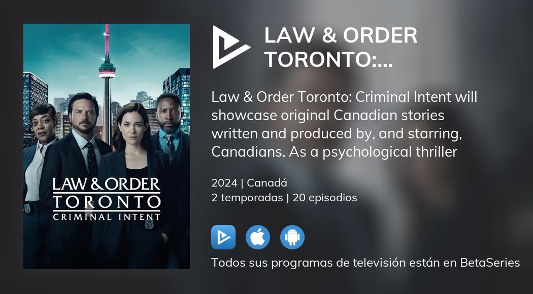Ver Law & Order Toronto: Criminal Intent en streaming