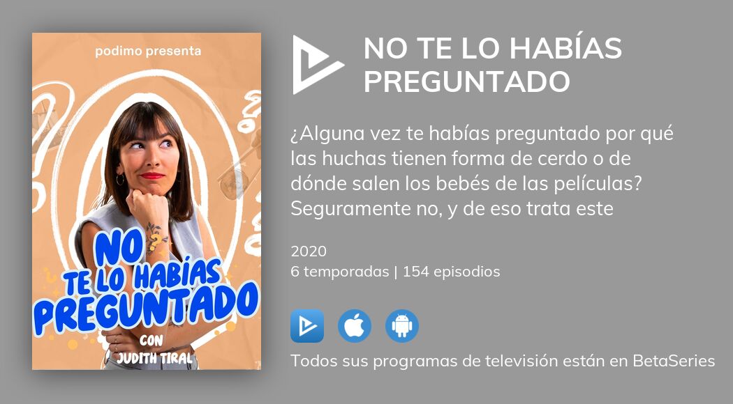 Ver No te lo habías preguntado en streaming