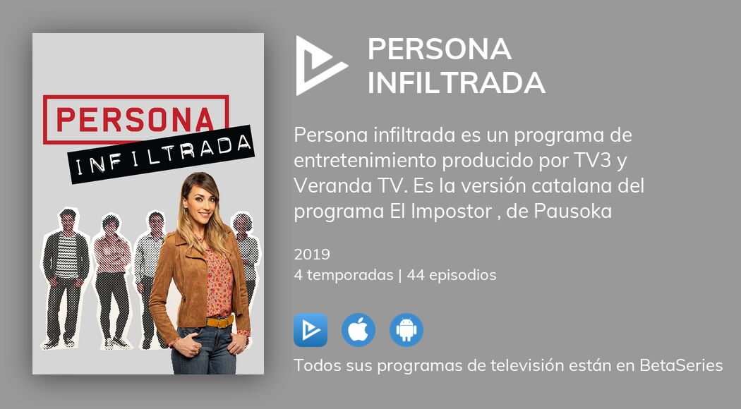 Ver Persona infiltrada en streaming