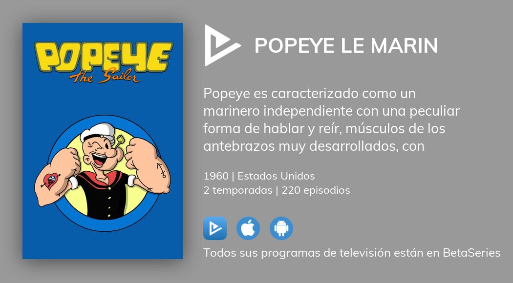Ver Popeye le marin en streaming