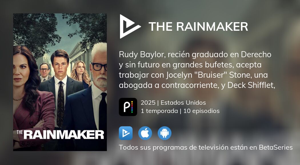 Video : Ver The Rainmaker en streaming legal completo