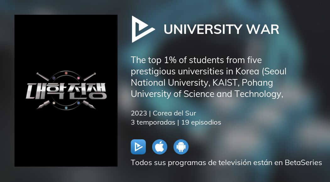 Ver University War en streaming