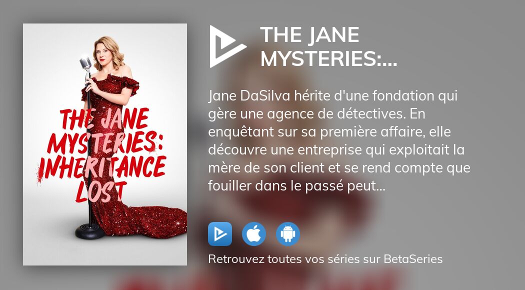 Regarder The Jane Mysteries: Inheritance Lost streaming