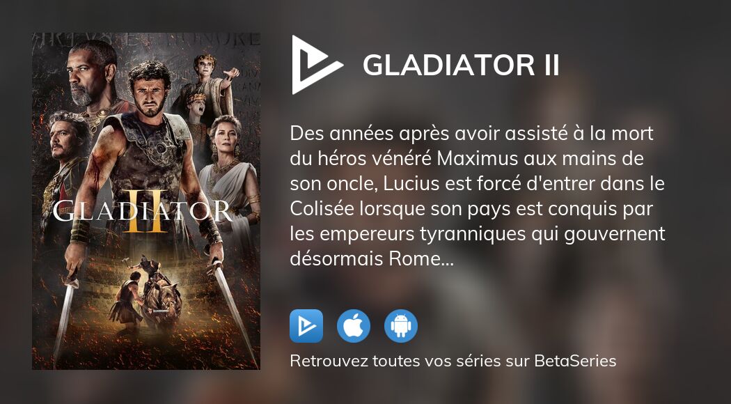 Regarder Gladiator II streaming