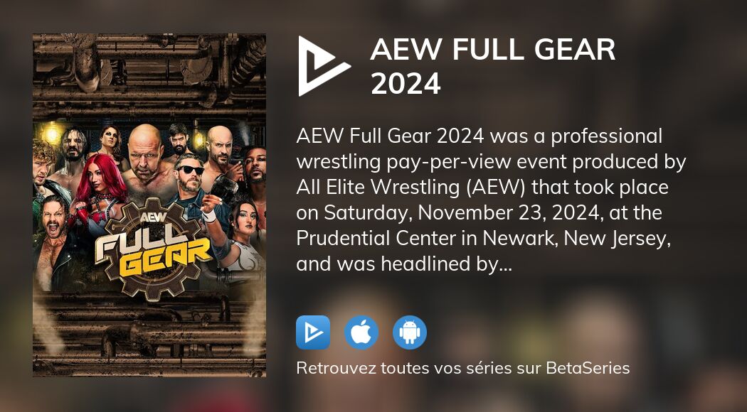 Regarder AEW Full Gear streaming