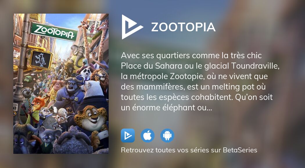 Regarder Zootopia streaming