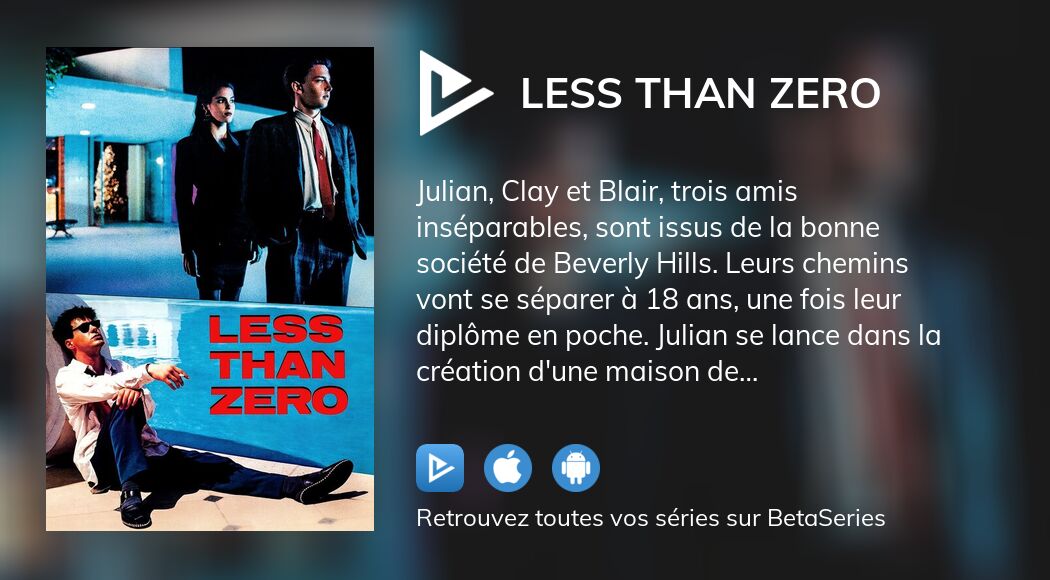 Regarder Less Than Zero streaming