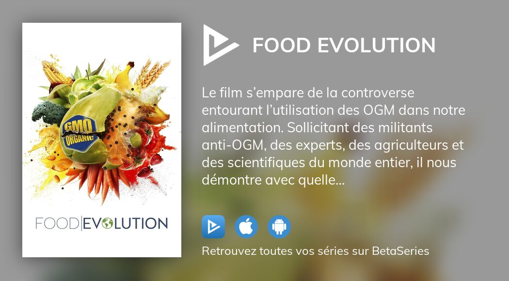 Regarder Food Evolution streaming