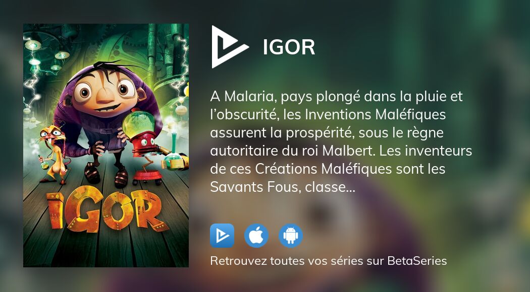 Regarder Igor streaming