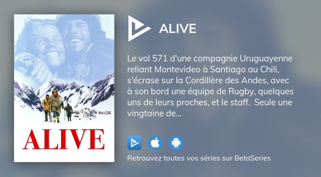 Regarder Alive streaming