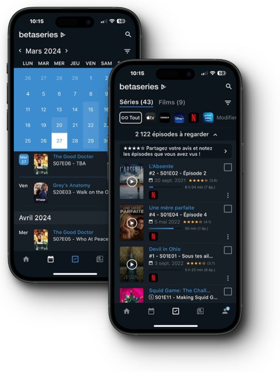 Encuentra todas las series en BetaSeries