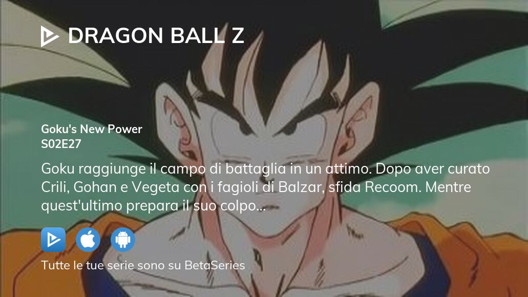 Guarda Dragon Ball Z stagione 2 episodio 27 streaming