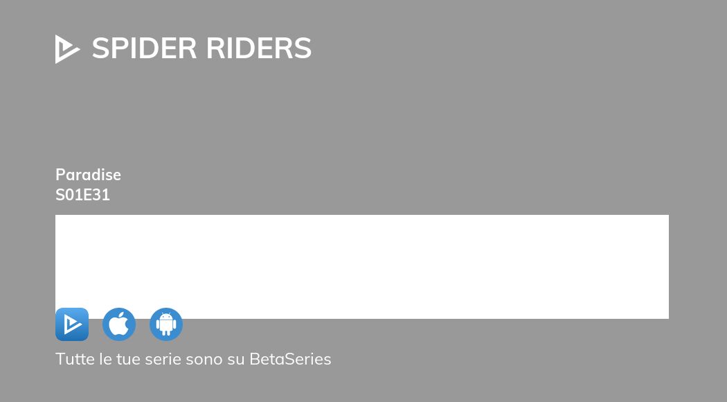 Guarda Spider Riders stagione 1 episodio 31 streaming