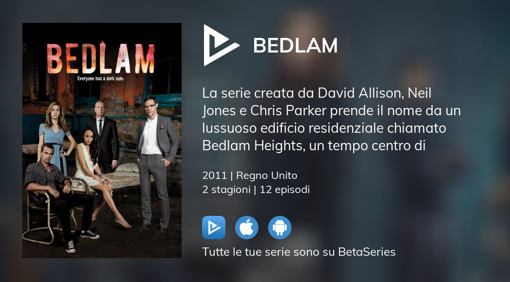 Guarda Bedlam in streaming