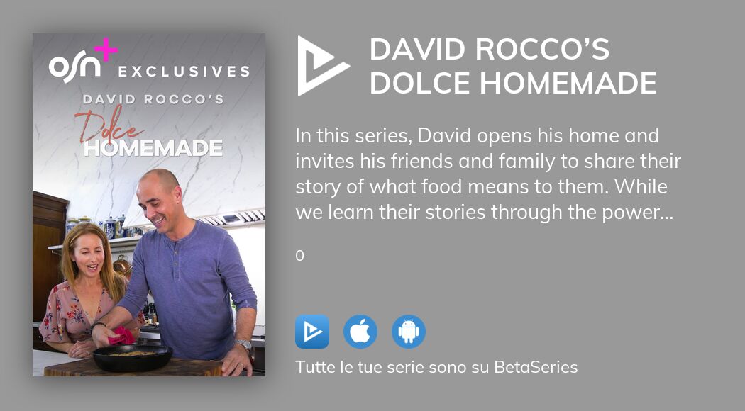 Guarda David Rocco’s Dolce Homemade in streaming