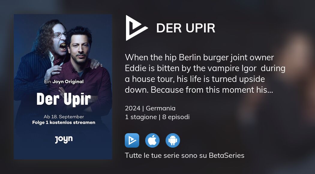 Guarda Der Upir in streaming