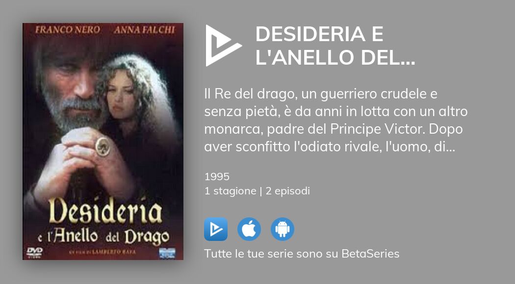 Guarda Desideria e l'anello del drago in streaming