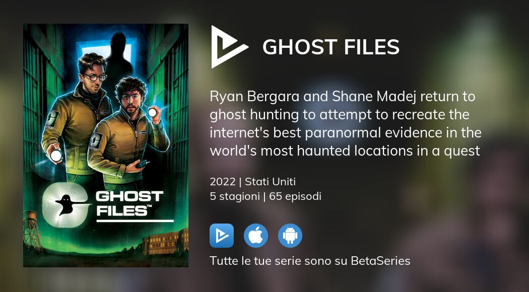 Guarda Ghost Files in streaming