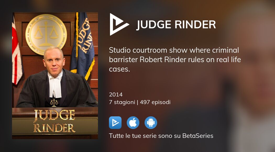 Guarda Judge Rinder in streaming
