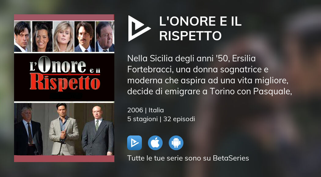 Guarda L'onore e il rispetto in streaming