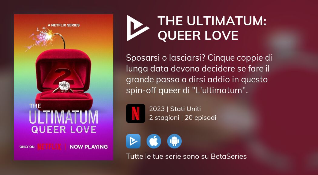 Guarda The Ultimatum: Queer Love in streaming