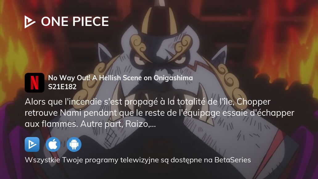 Oglądaj One Piece sezon 21 odcinek 182 streaming