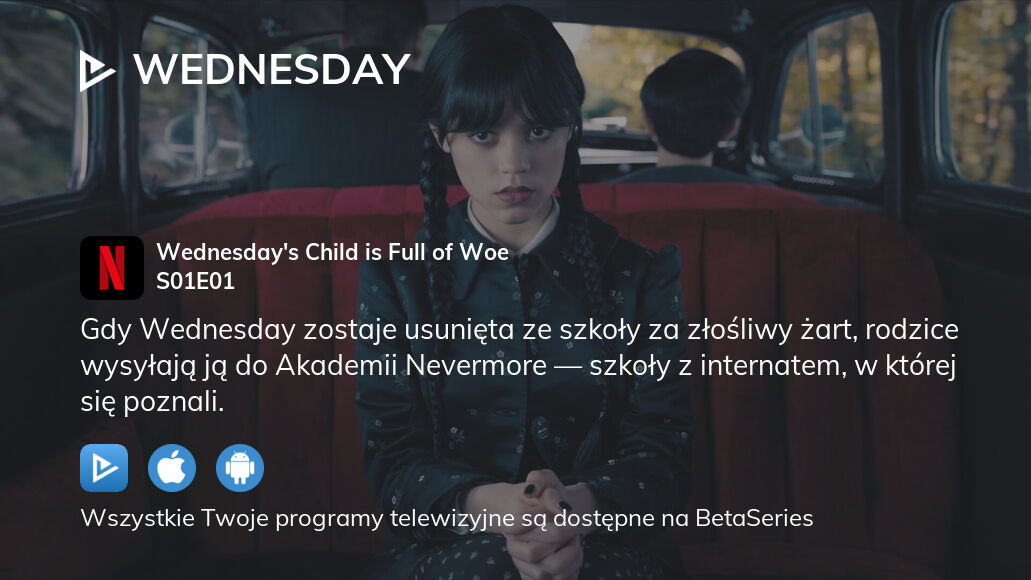 Oglądaj Wednesday sezon 1 odcinek 1 streaming