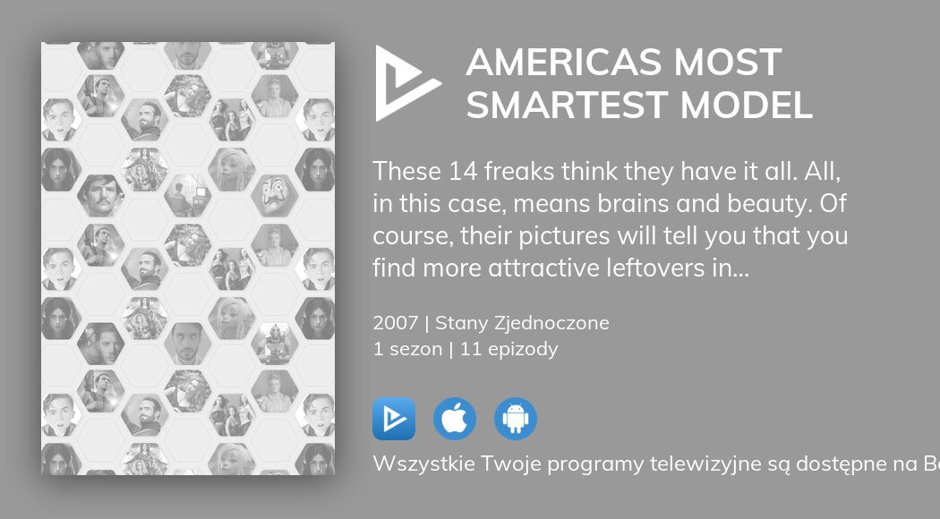 Gdzie oglądać streaming online serialu Americas Most Smartest Model ...