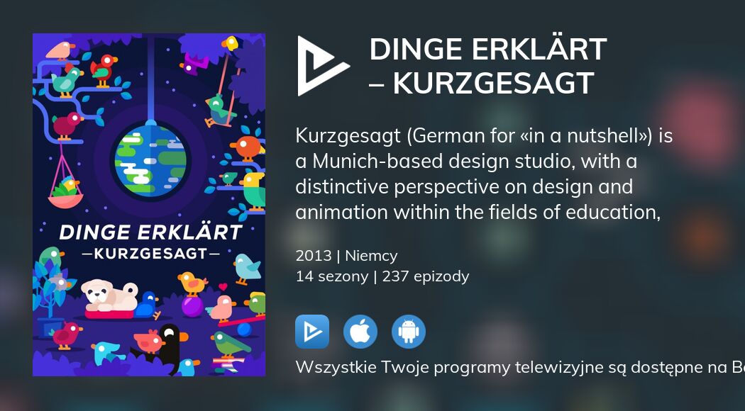 Gdzie oglądać streaming online serialu Kurzgesagt – In a Nutshell ...